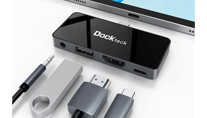 Dockteck 4-in-1 USB-C Hub for iPad Pro, with 4K HDMI Output and More