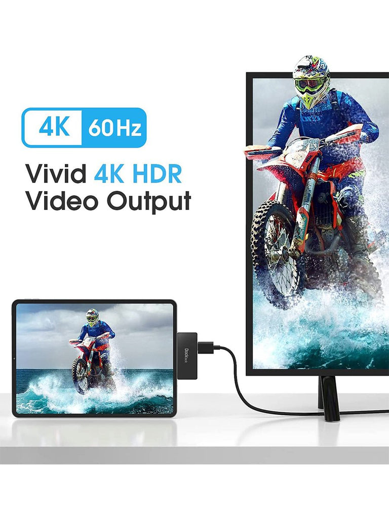 Dockteck 4-in-1 USB-C hub for iPad Pro, with 4K HDMI output and more