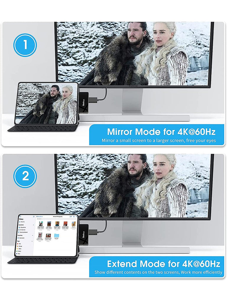Dockteck 4-in-1 USB-C hub for iPad Pro, with 4K HDMI output and more