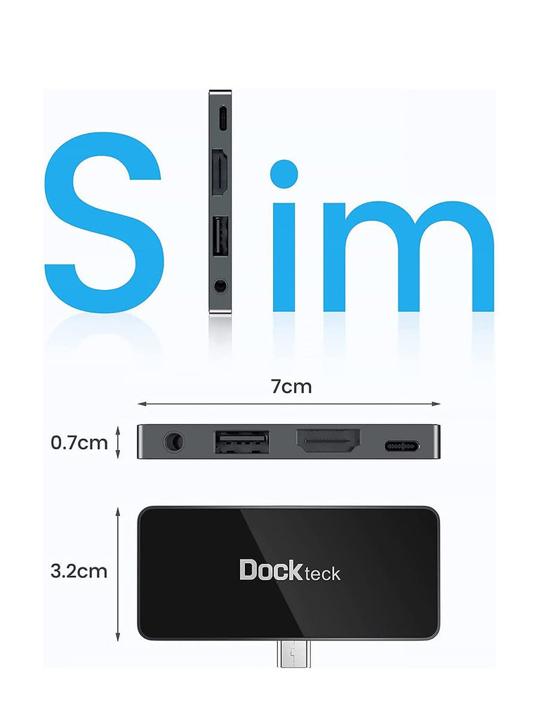 Dockteck 4-in-1 USB-C hub for iPad Pro, with 4K HDMI output and more
